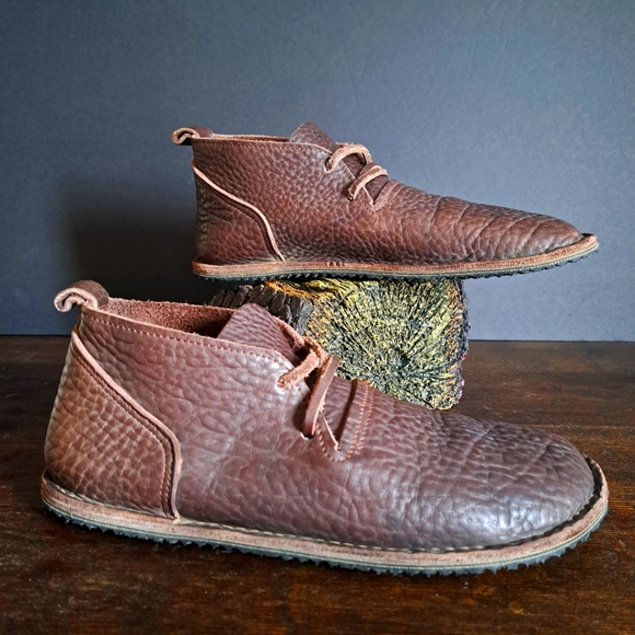 Nativearth | Shoes | Nativearth Villager Boots Brown Leather Chukka ...